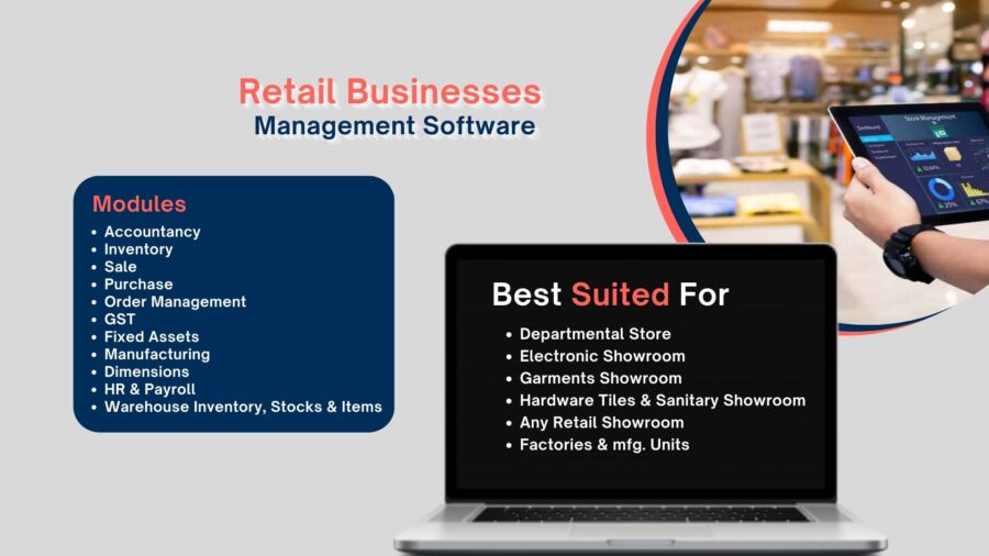Retail Showroom Billing Software | Shop Accounting Software